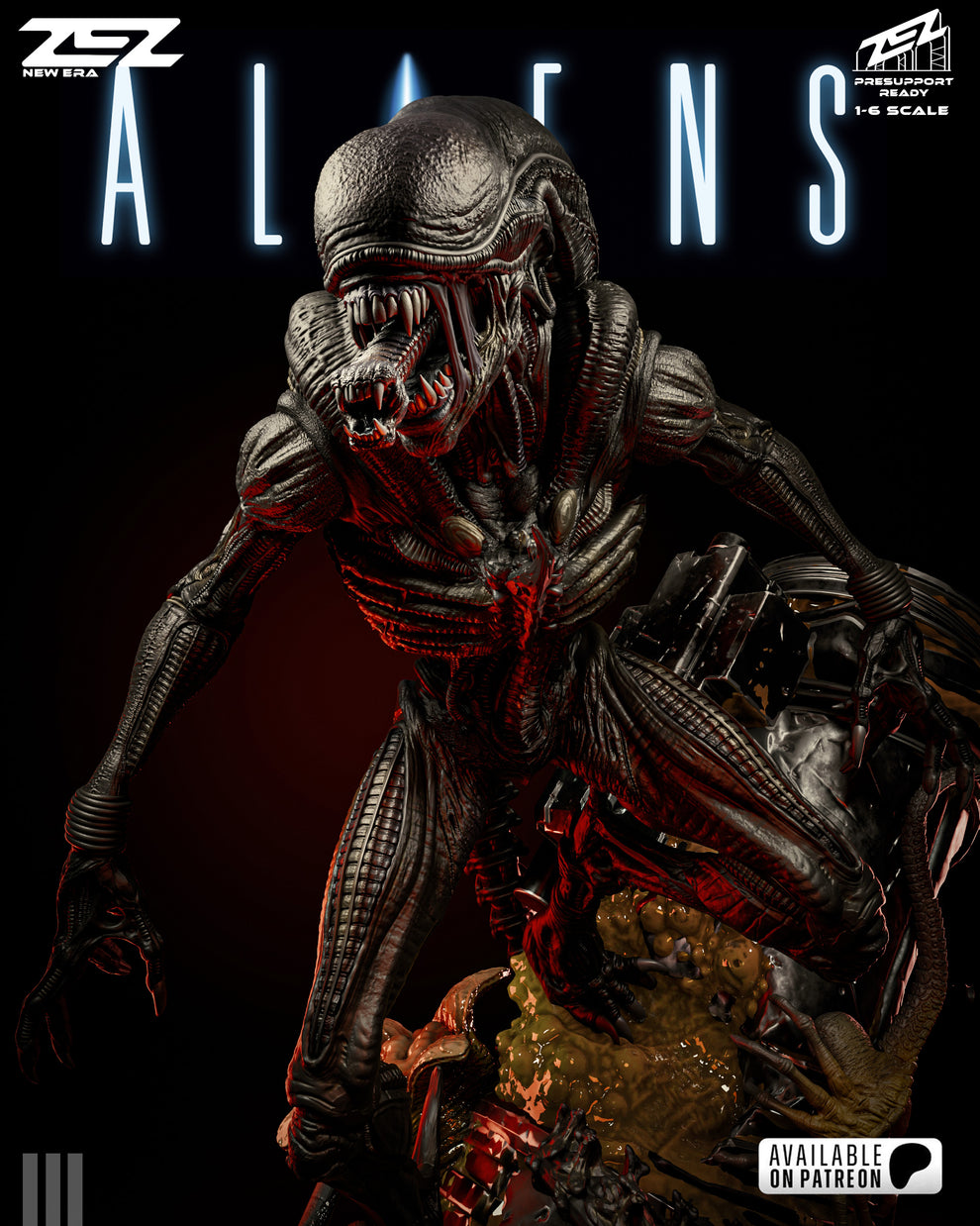 Alien - Xenomorph Statue – KAPIKOPRINTED