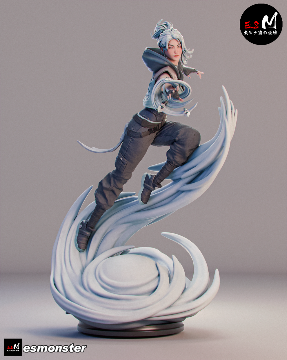 Jett (Valorant) Statue – KAPIKOPRINTED