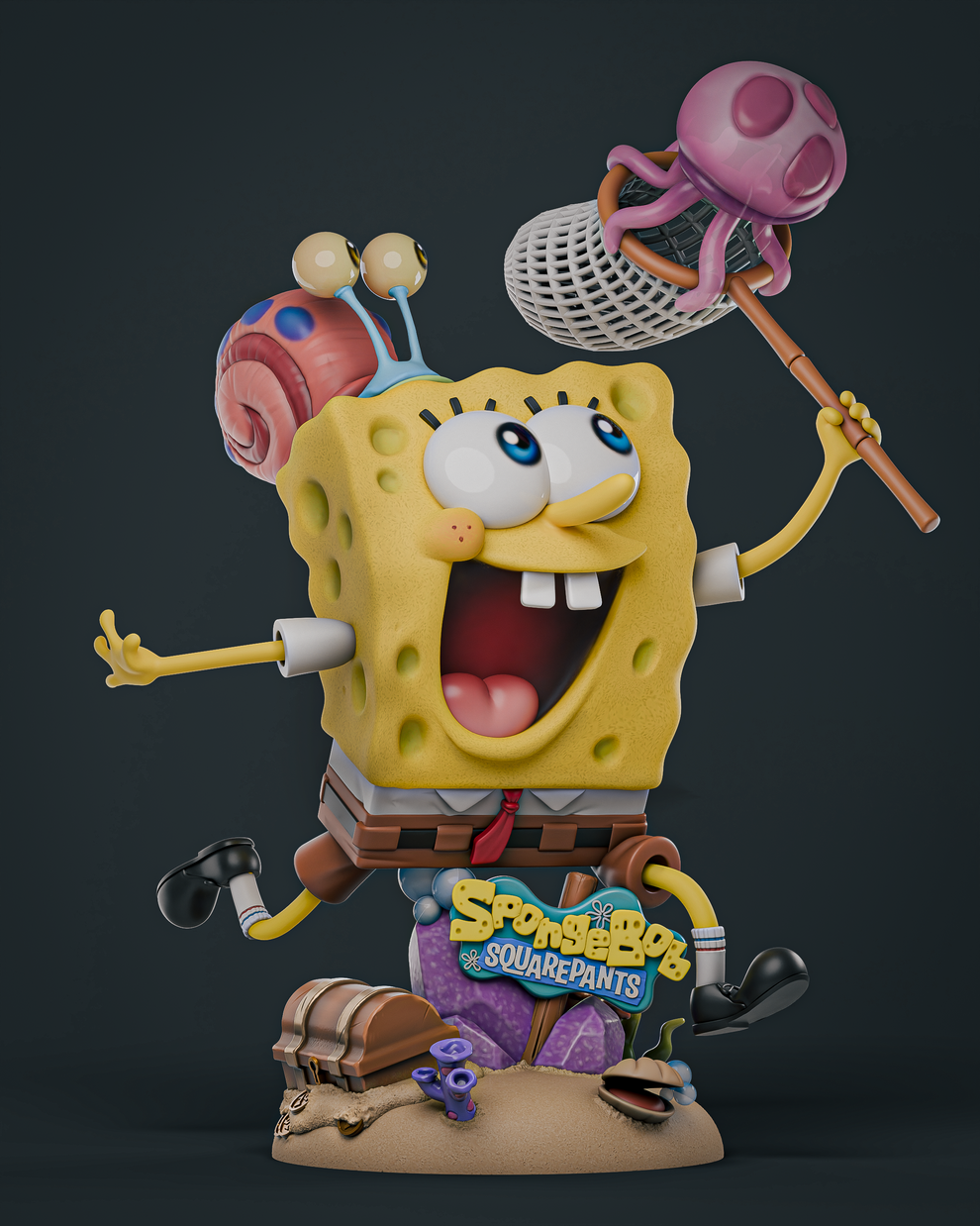 Spongebob Statue – KAPIKOPRINTED