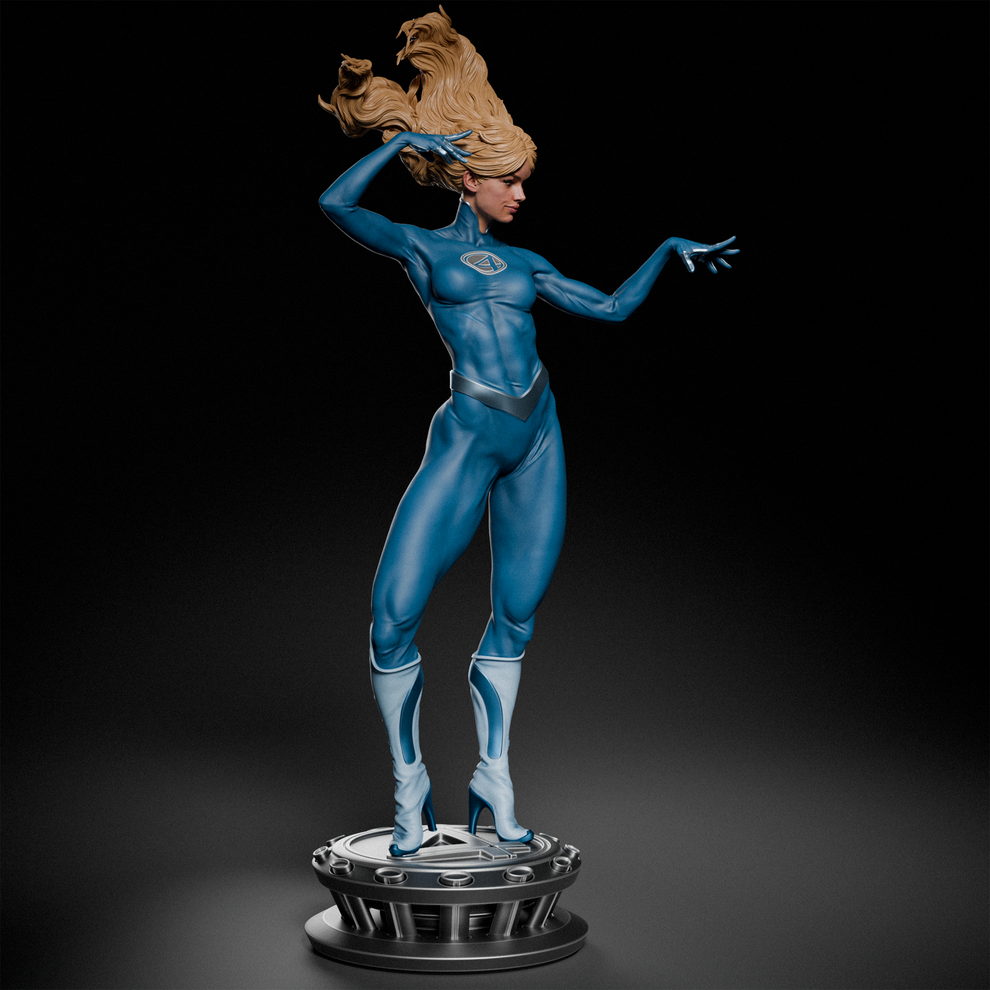 Invisible Woman Statue 3D-Printed Kit – KAPIKOPRINTED