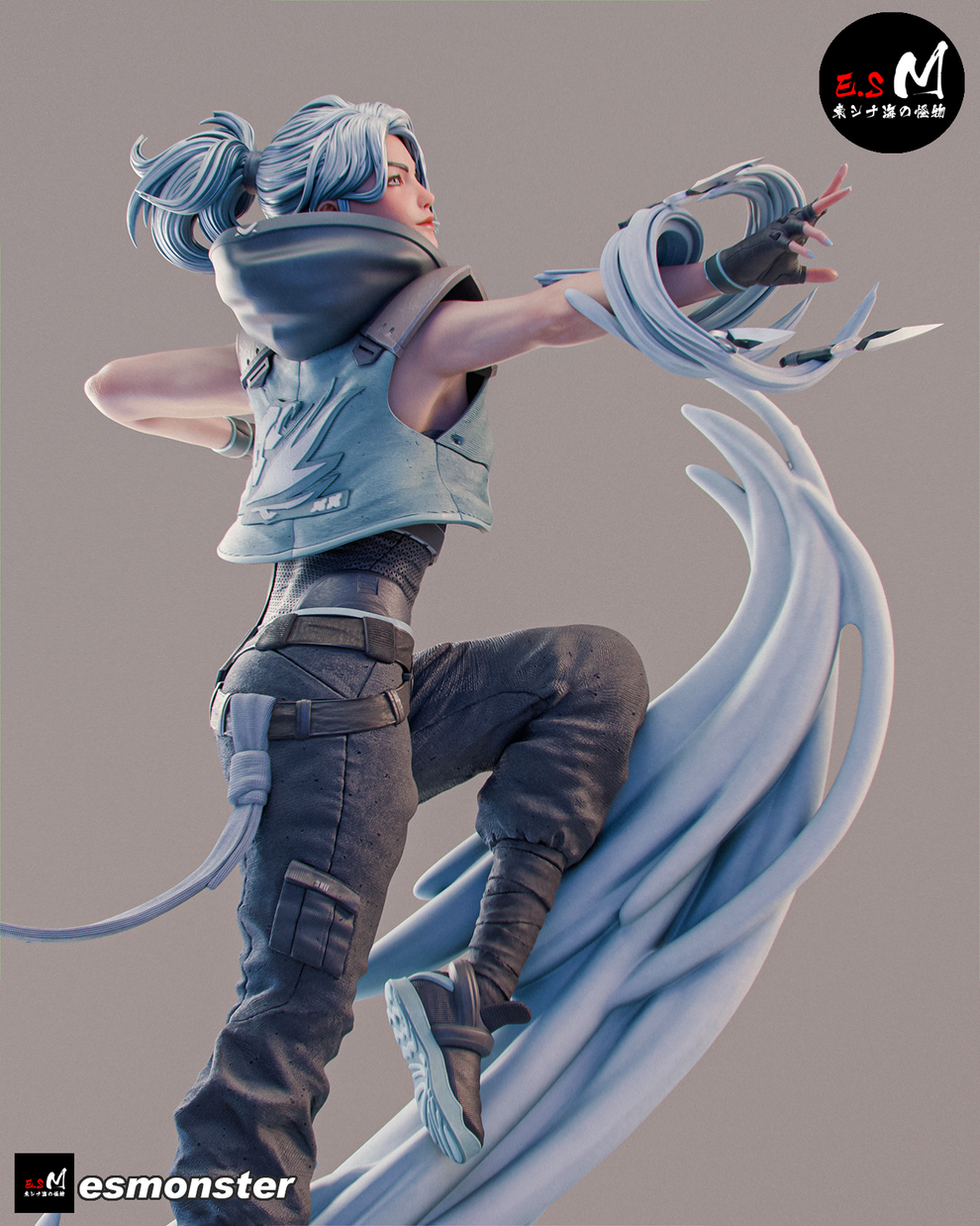 Jett (Valorant) Statue – KAPIKOPRINTED