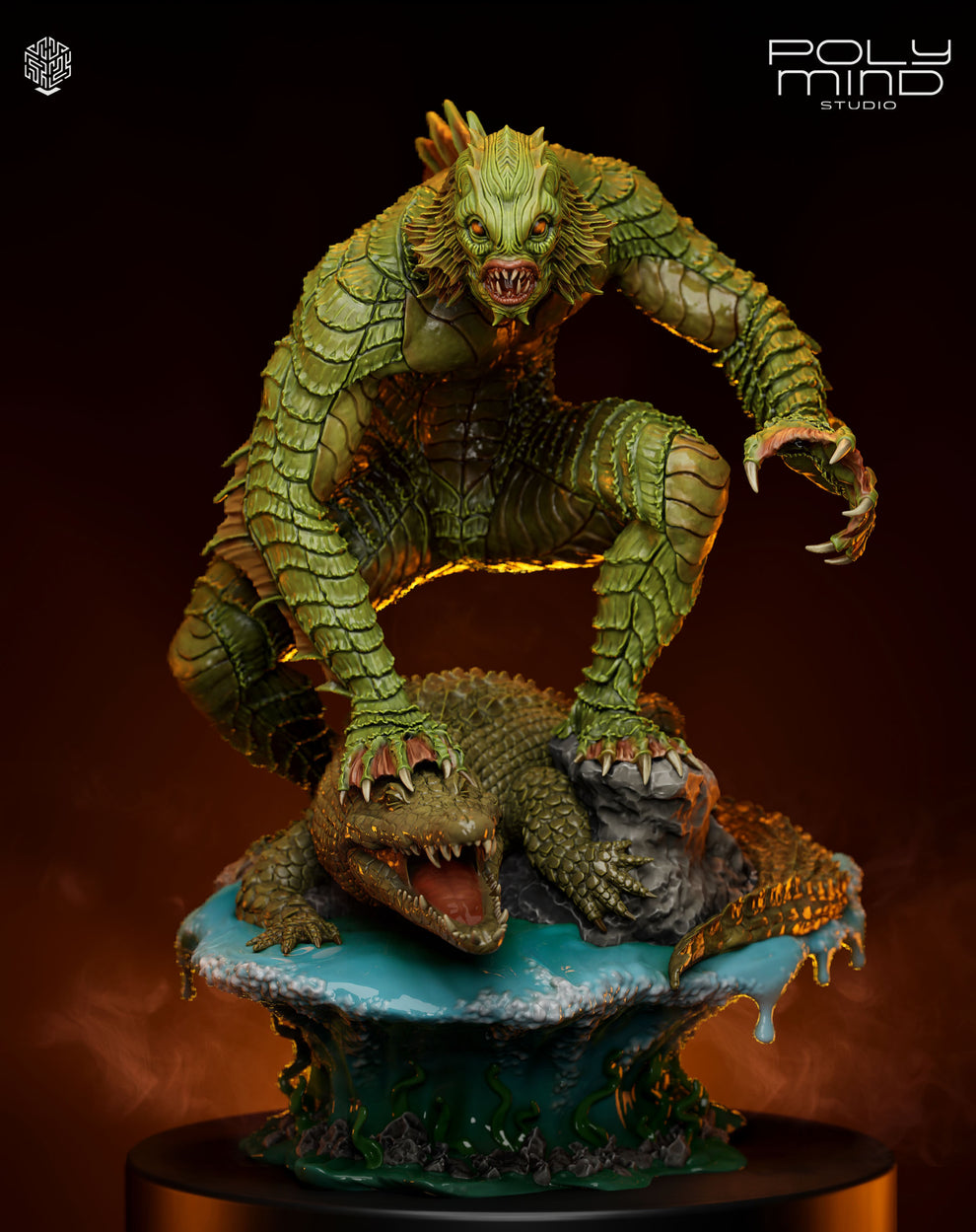 Creature From The Black Lagoon Statue 3D-Printed Kit – KAPIKOPRINTED